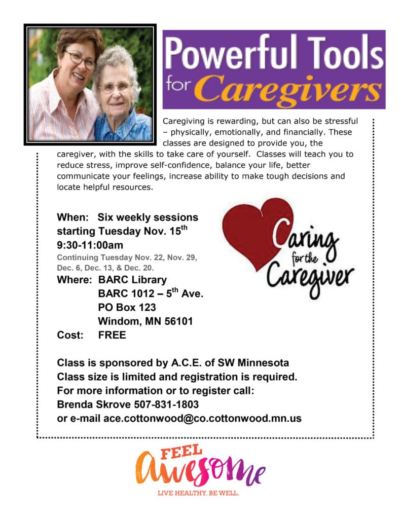 Powerful Tools for Caregivers - Windom Area Health